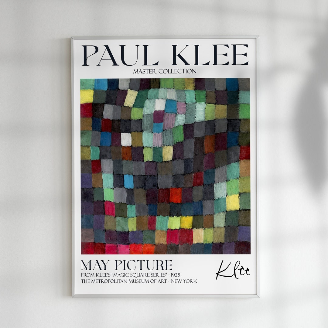 Paul Klee Exhibition Poster, May Picture, Museum Art Work, Famous ...