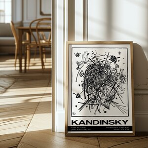 Wassily Kandinsky Art Work, Abstract Litograph, Museum Exhibition ...