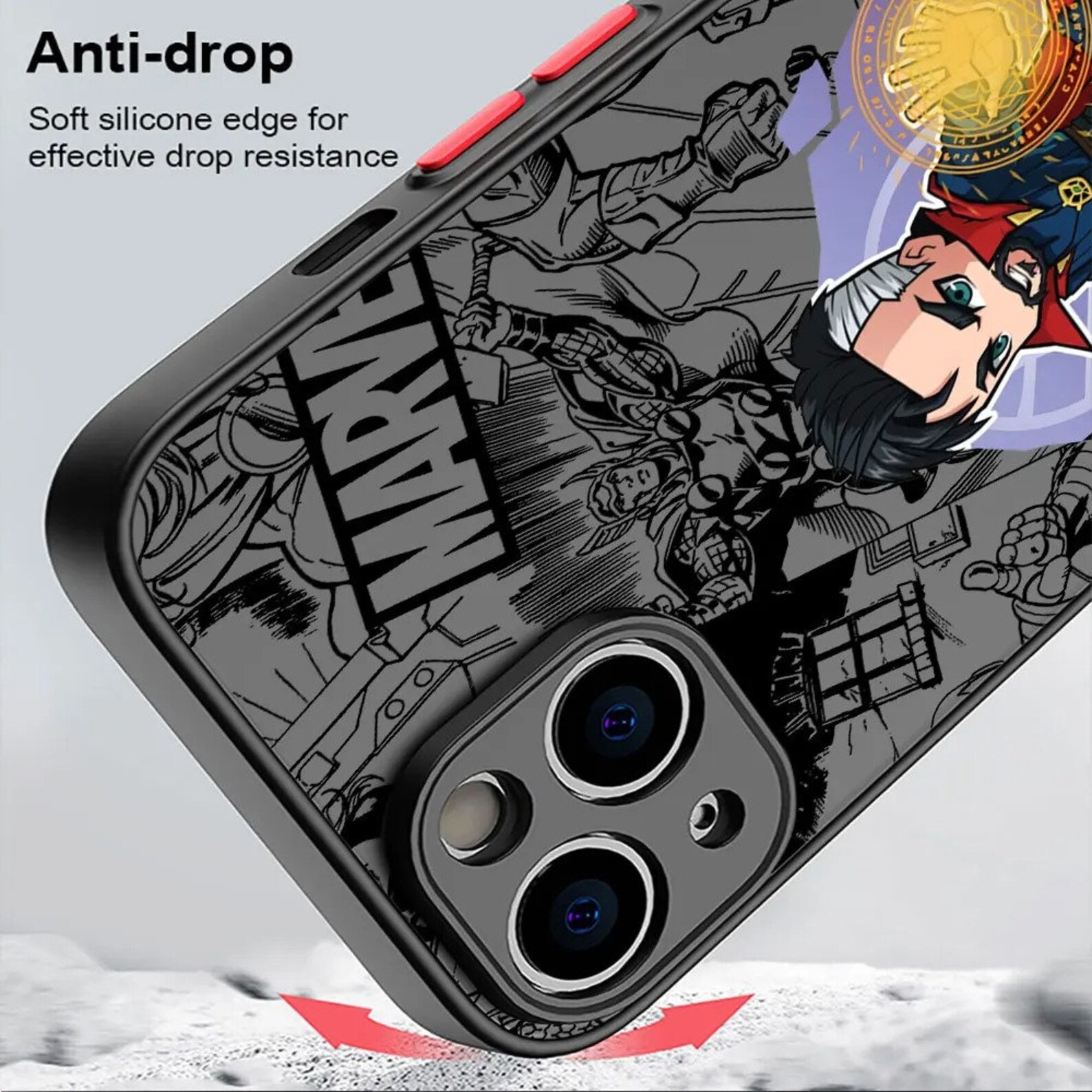 Superheroes Cartoon iPhone Case Phone Cover for iPhone 15 14 13 12 11 ...