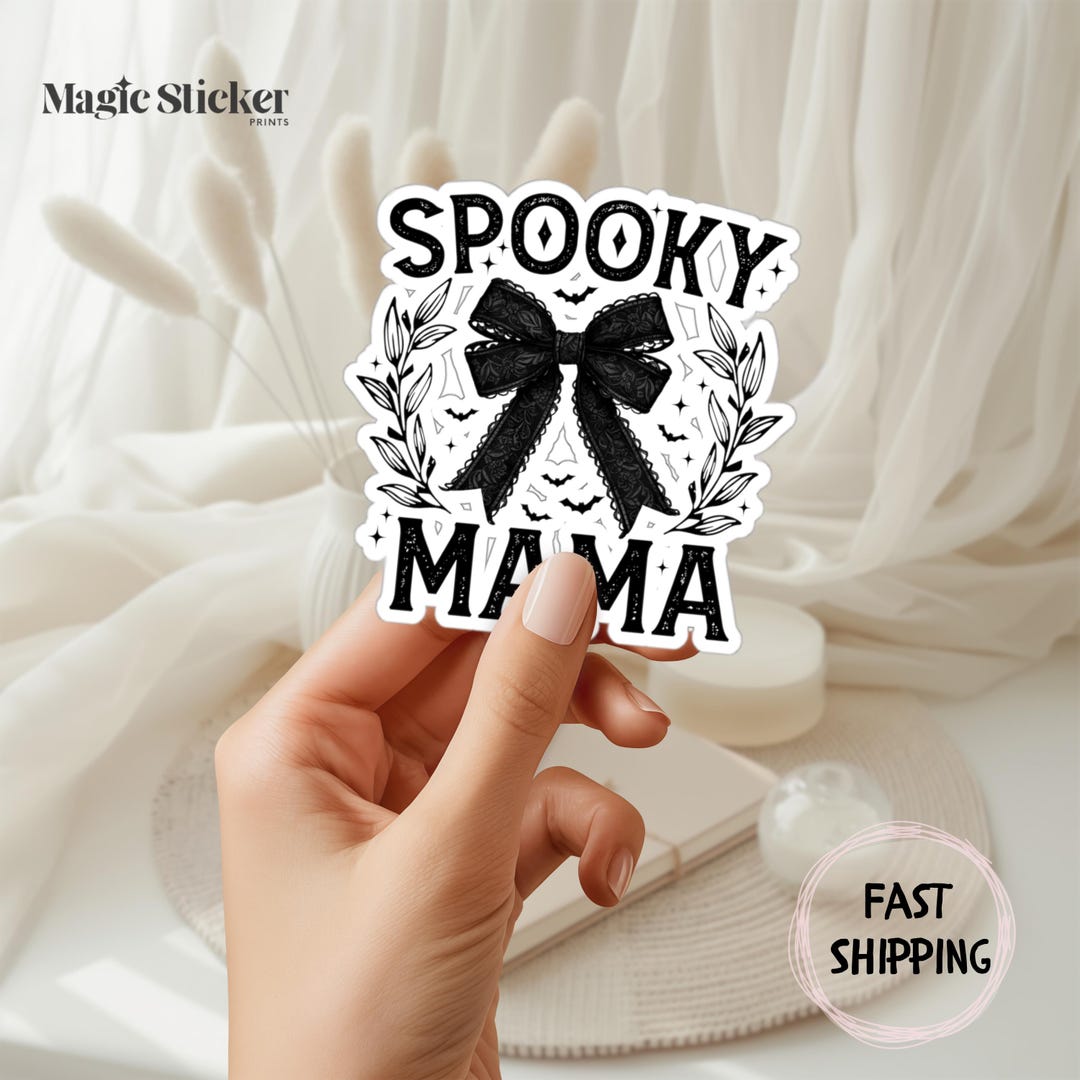 Spooky Stickers, Halloween Sticker, Halloween Gift, Spooky Season ...