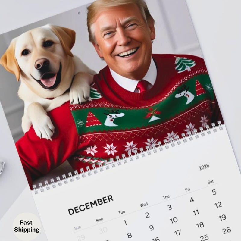 Dog Trump Calendar - Etsy