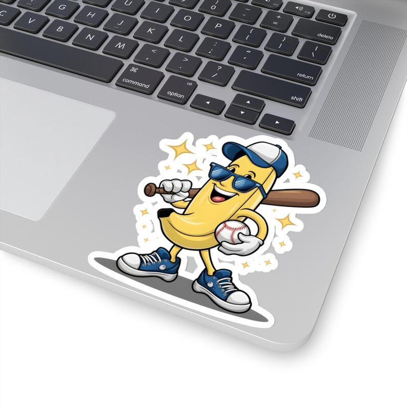 Let's Go Bananas Stickers, Baseball Sticker, Sports Team Mascot, Funny ...