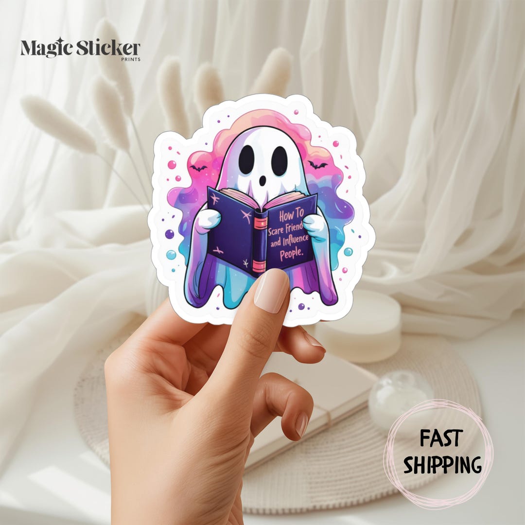 Halloween Sticker, Halloween Gifts, Funny Halloween, Bookish, Kindle ...