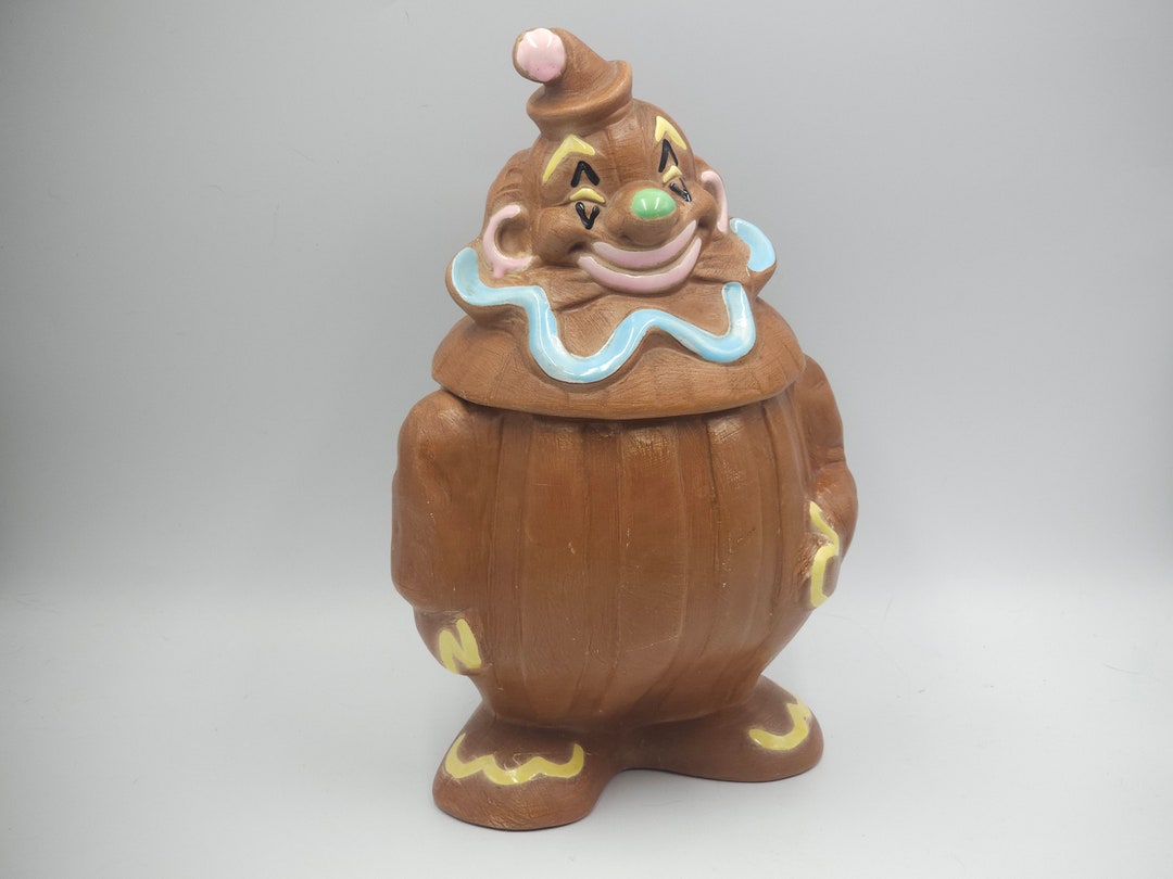 Vintage Deforest Standing Clown Coookie Jar, Made California USA, 1957 ...