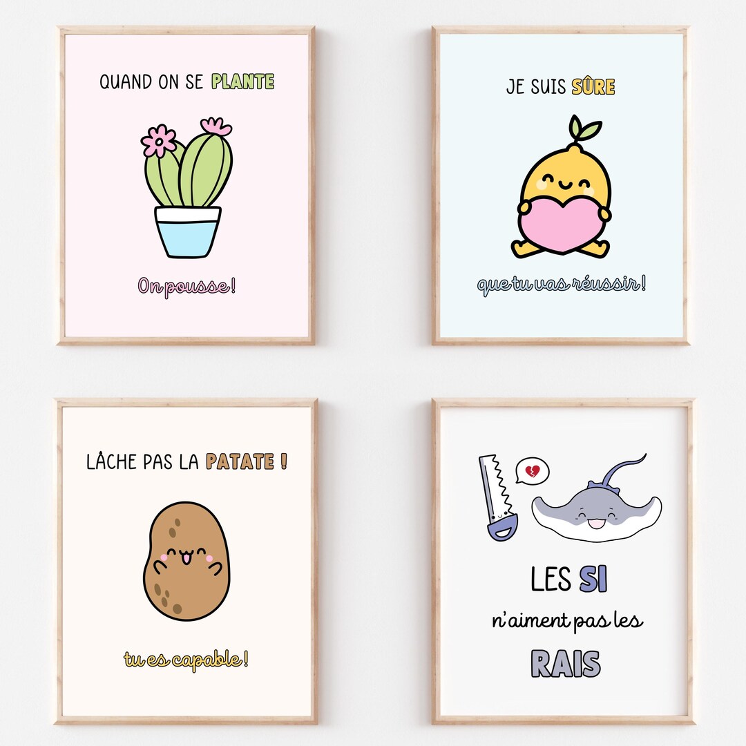 Affiche éducative Décoration De Classe Affirmations Positives - Etsy