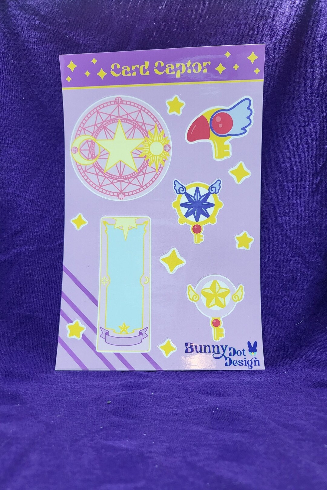 Card Captor Sakura Sticker Sheet - Etsy
