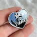 She is Fierce Enamel Pin: Black Heart Empowerment Badge - Etsy