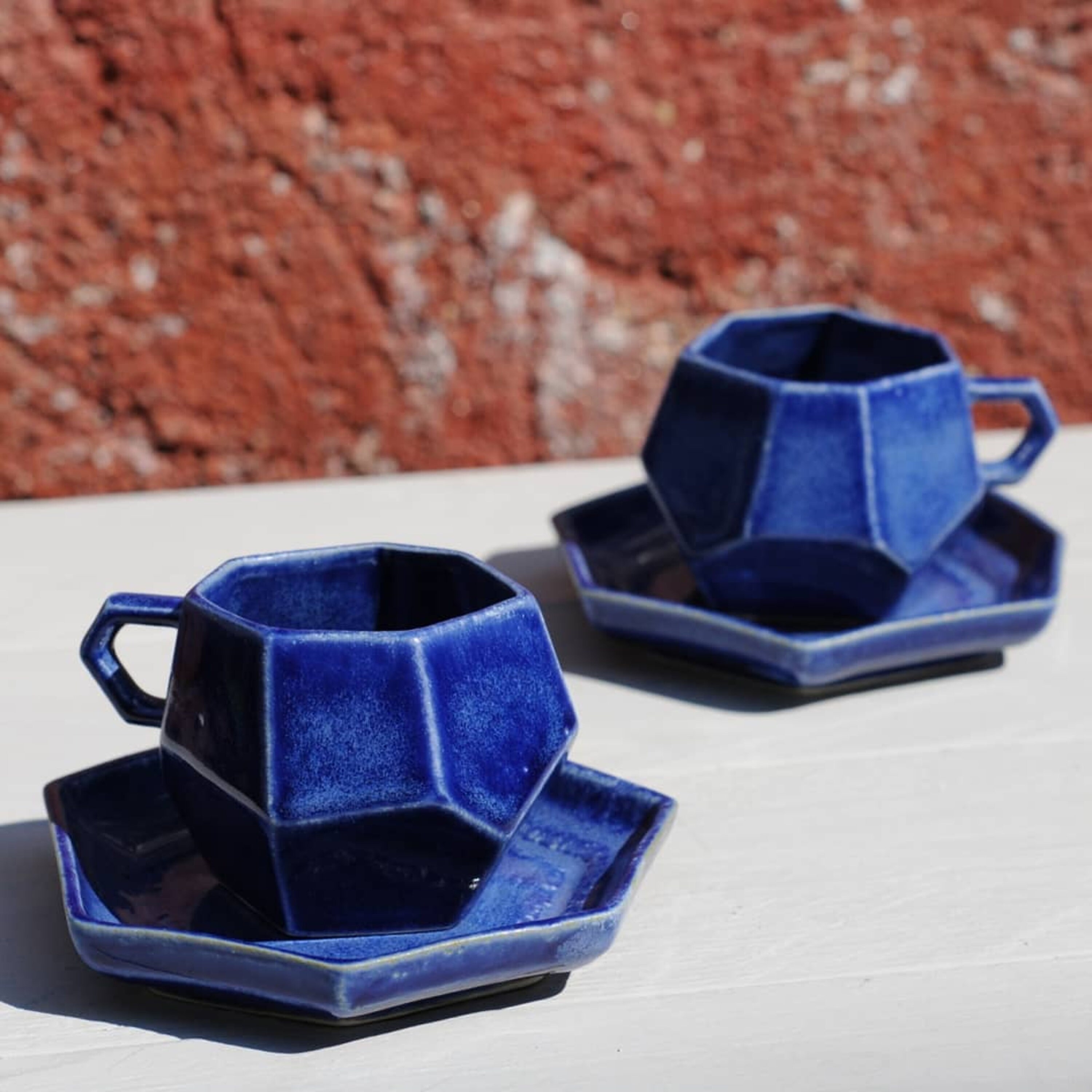 Cubiform Mug SET, Aesthetic Mug, Espresso Cup Set, Stoneware Mug Set ...