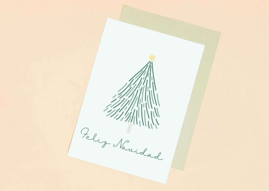 Feliz Navidad Printable Card | Instant Download | Spanish Christmas ...