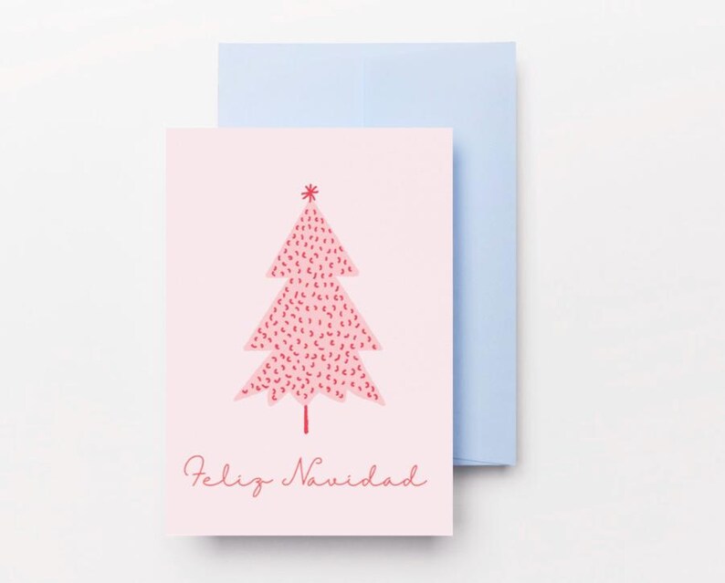 Feliz Navidad Printable Card | Instant Download | Spanish Christmas ...