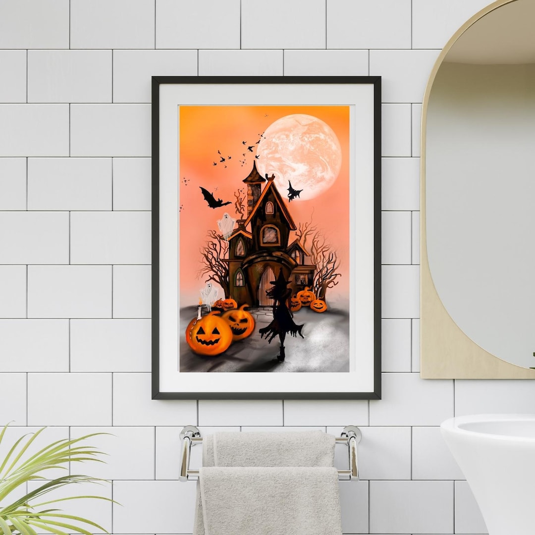 Hallowen Digital Art hallowen Digital Poster - Etsy