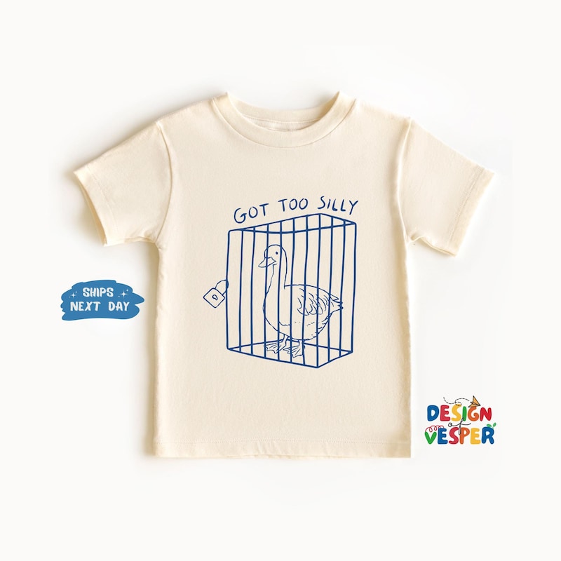 Silly Goose Tshirt 4t - Etsy