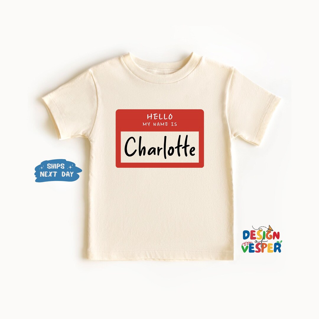 Personalized First Day of School Toddler Shirt, Custom Name Back to ...