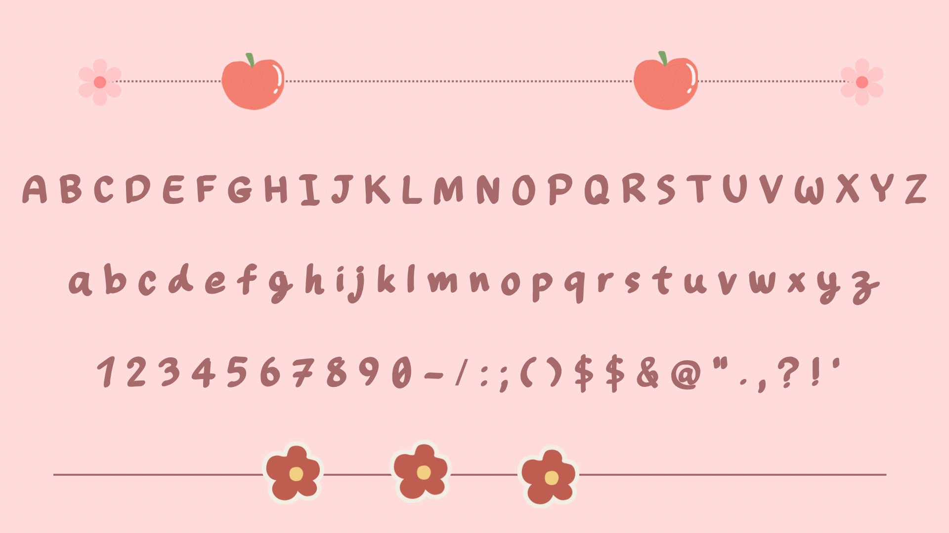 Dominic Font, Handwriting Font, Goodnotes Font, Digital Note, Cute Font ...