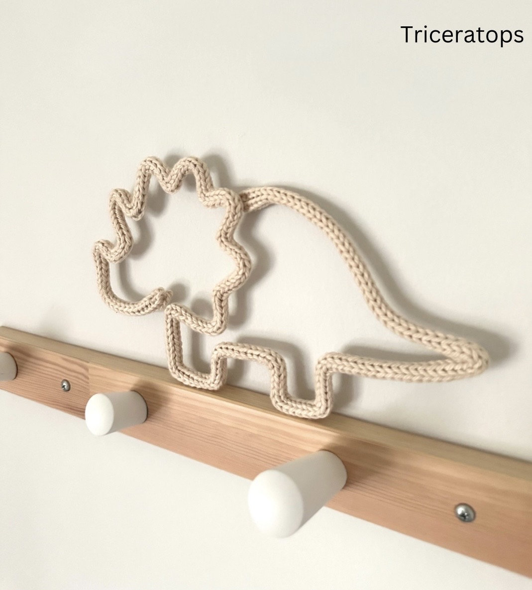 Dinosaurs Knitted Wire Decor| Nursery Decor | Hanging Decor | Wall Art ...