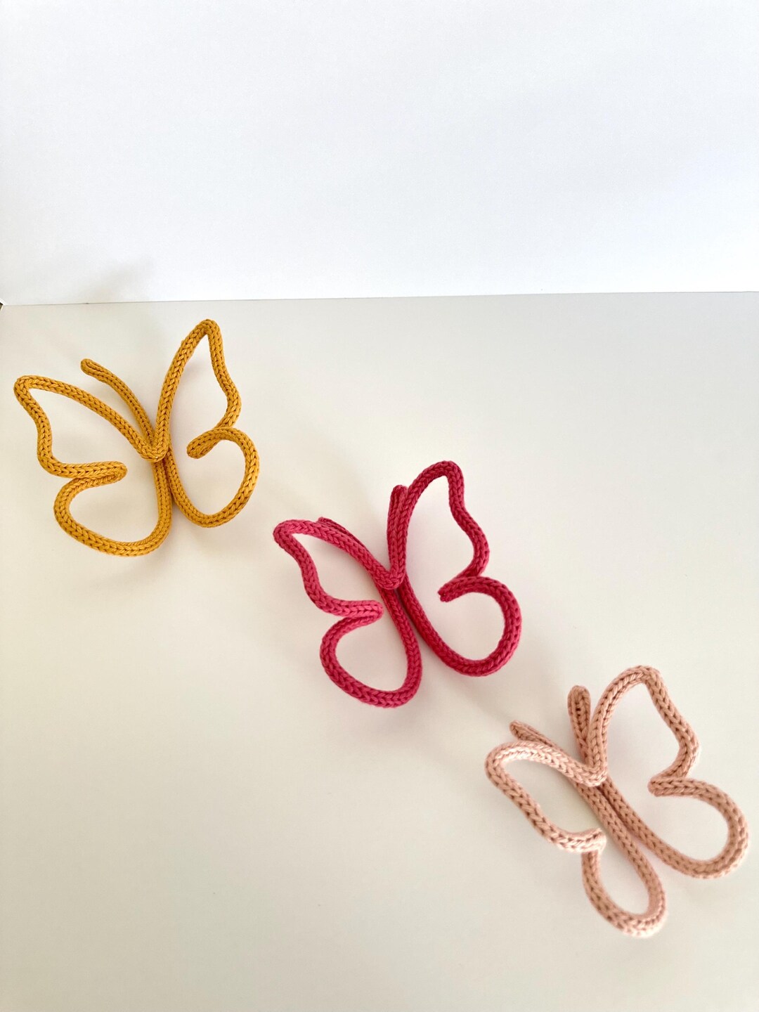 Knitted Wire Butterfly Decor| Personalized Butterfly Gift| Cute Wall ...