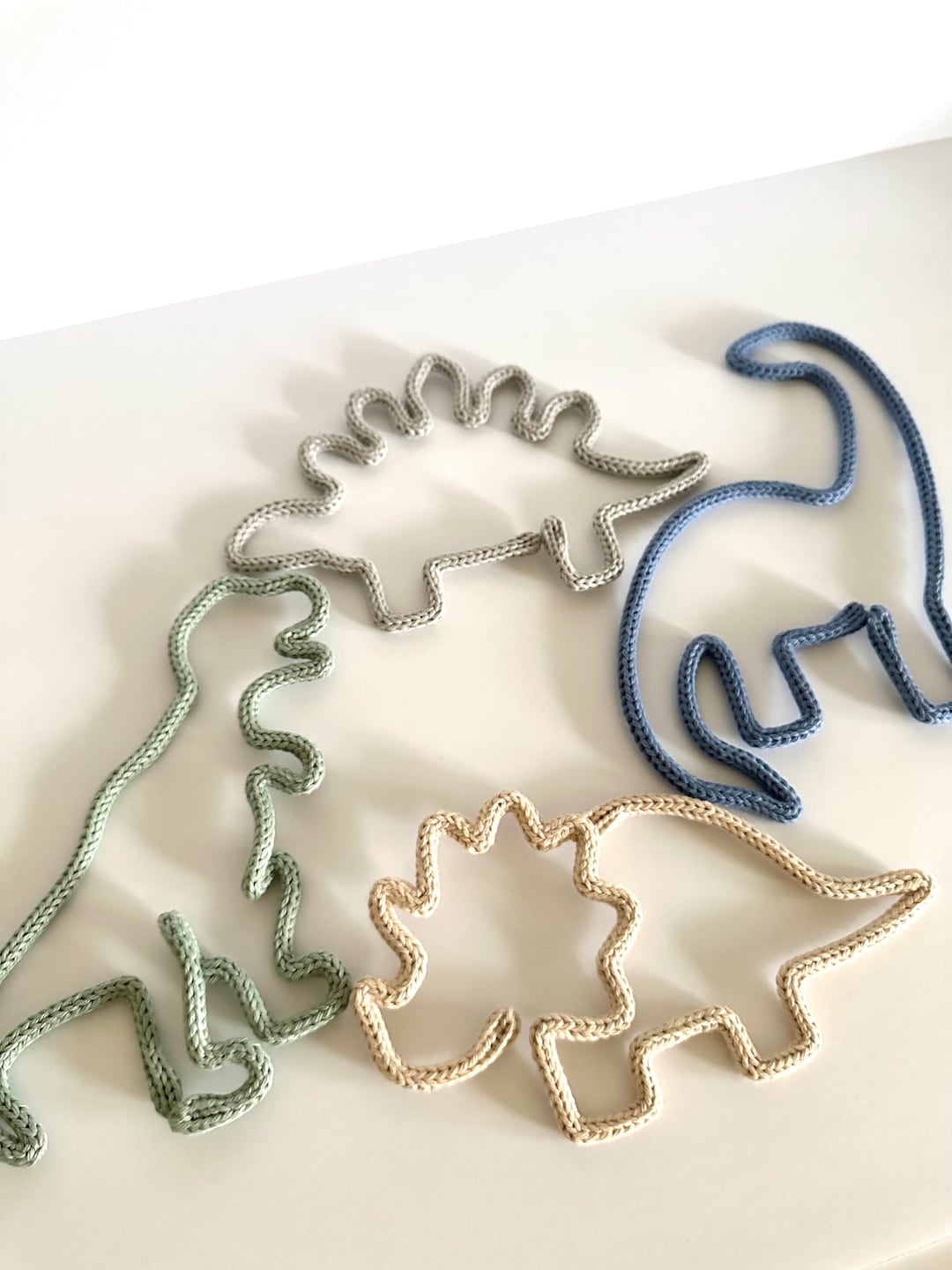 Dinosaurs Knitted Wire Decor| Nursery Decor | Hanging Decor | Wall Art ...