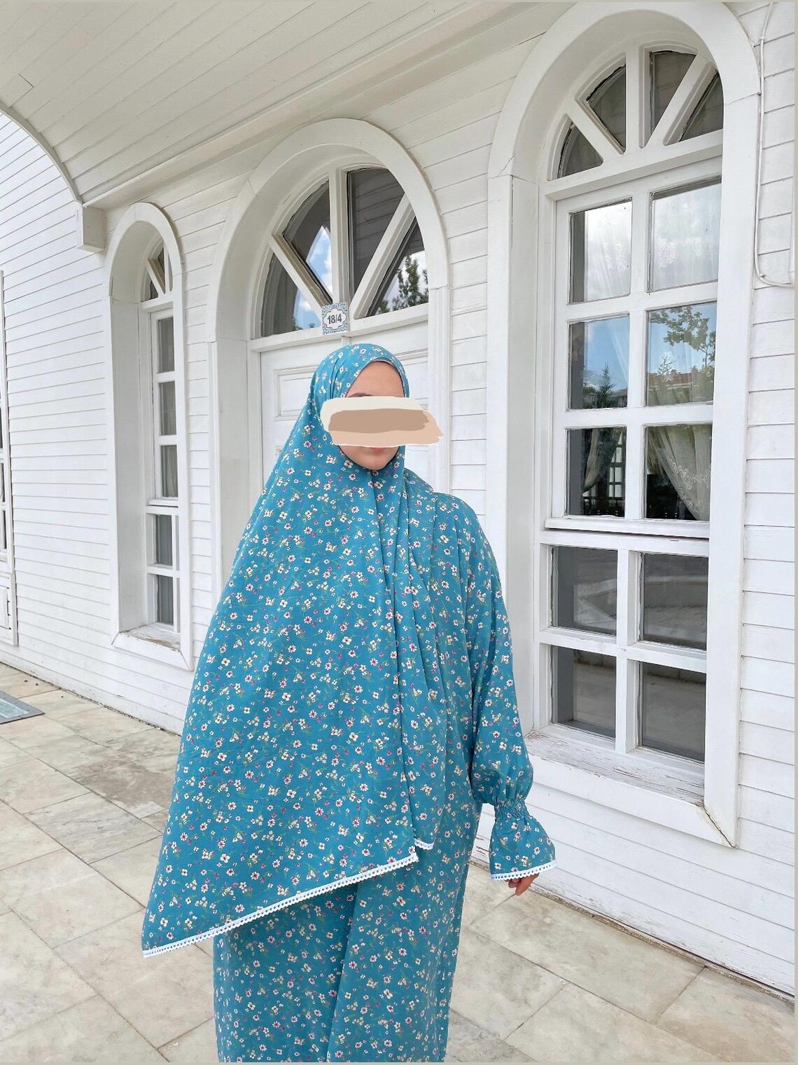 Muslim Prayer Dress, Luxury Prayer Dress, Modest Prayer Dress, Maxi ...