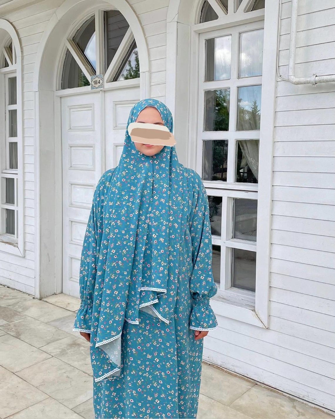 Muslim Prayer Dress, Luxury Prayer Dress, Modest Prayer Dress, Maxi ...