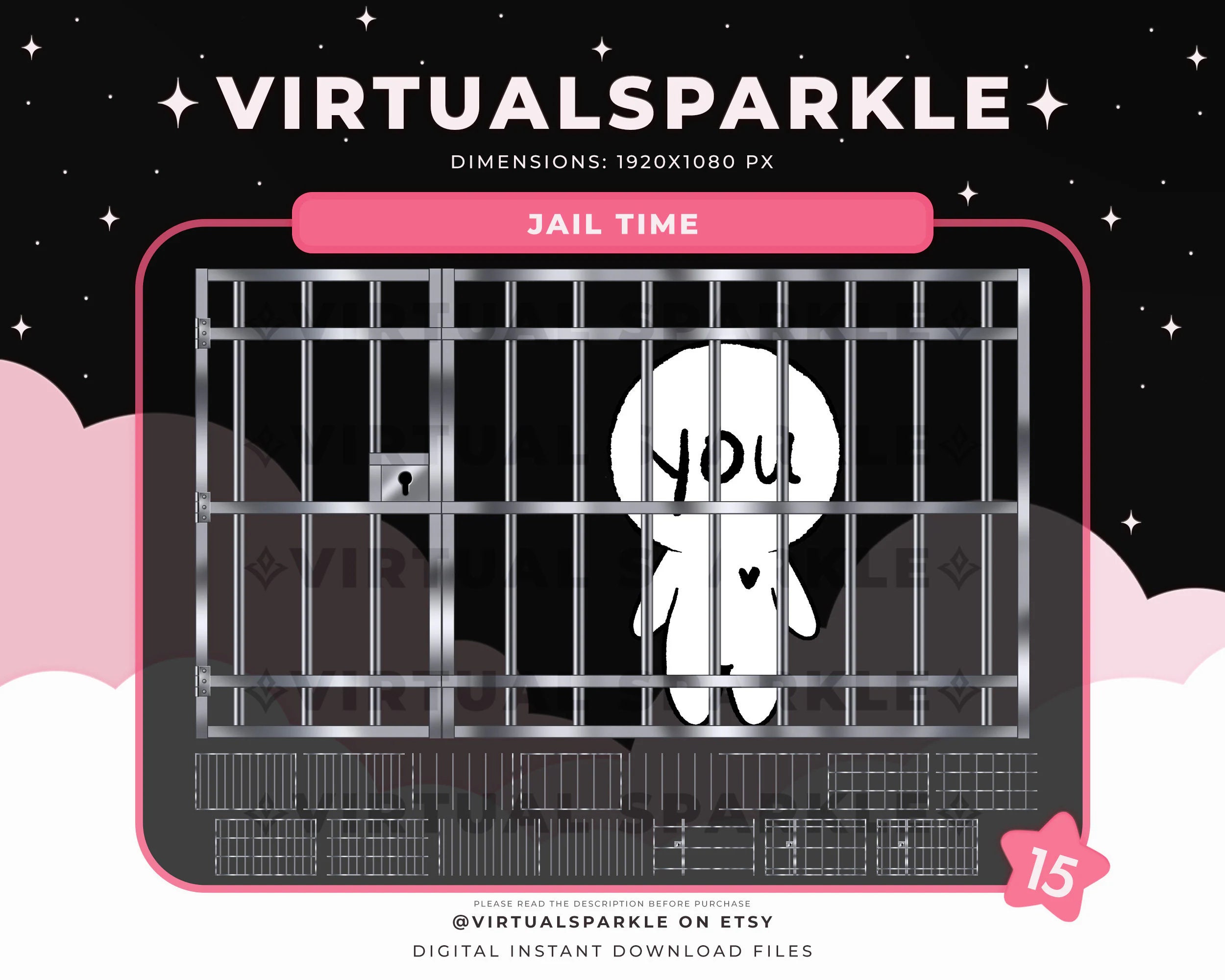 Vtuber Police Cop Assets PNG Mega Pack | Roleplay Assets | Pngtuber ...