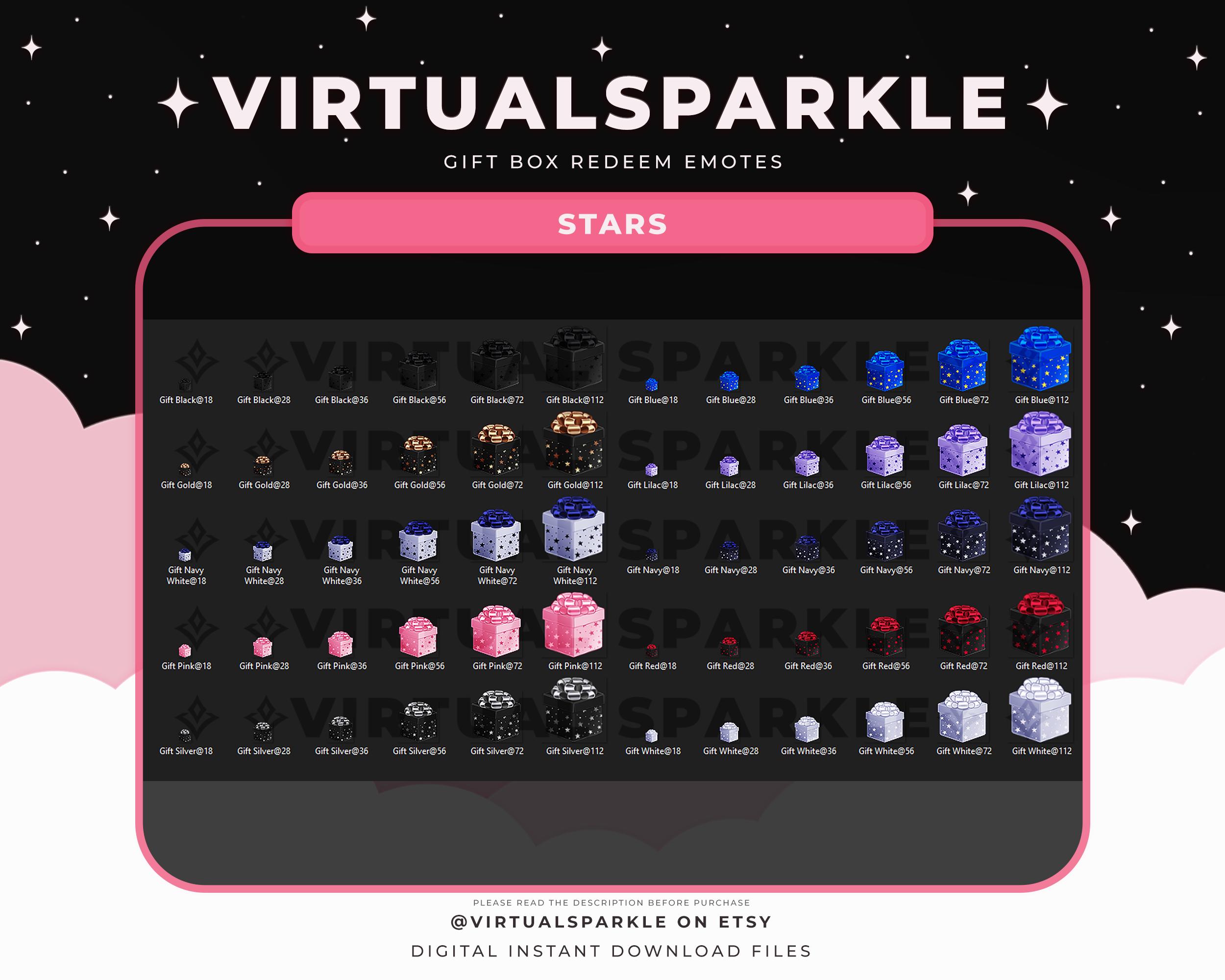 Vtuber Streamer Gift Box Asset | Chibi Pngtuber Birthday Gift Asset ...