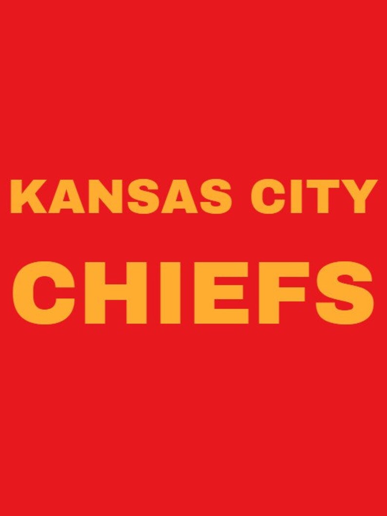 Kansas City Chiefs Printable Wall Art, 8 Designs - Etsy