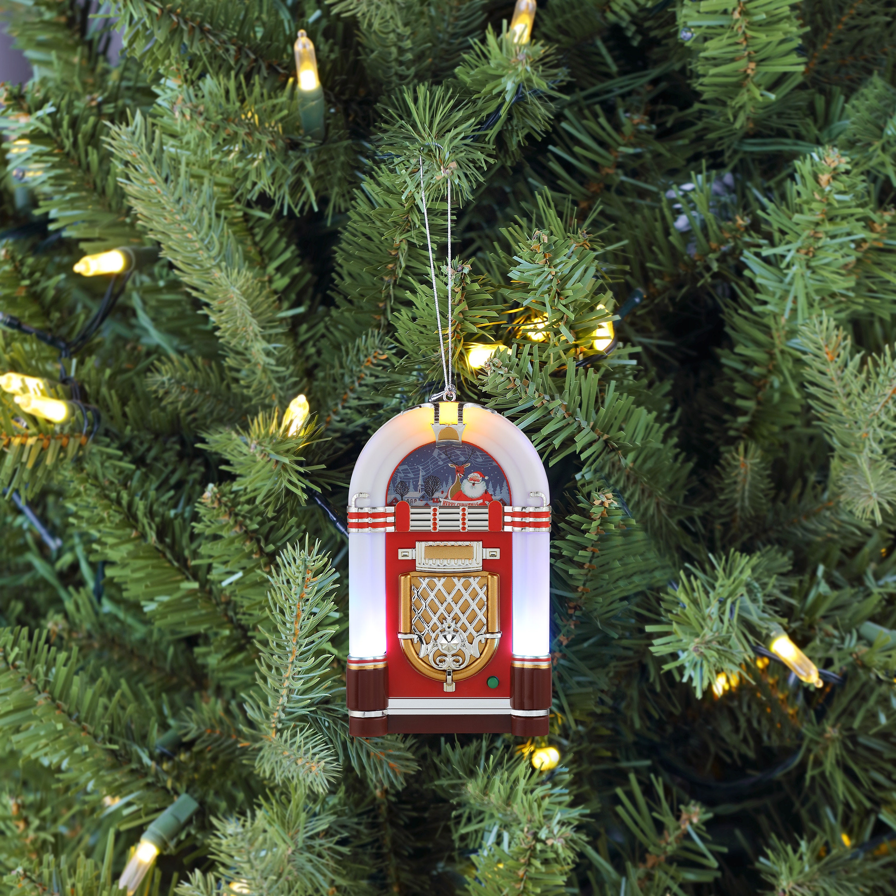 Christmas Novelty Musical Juke Box Ornament - Etsy