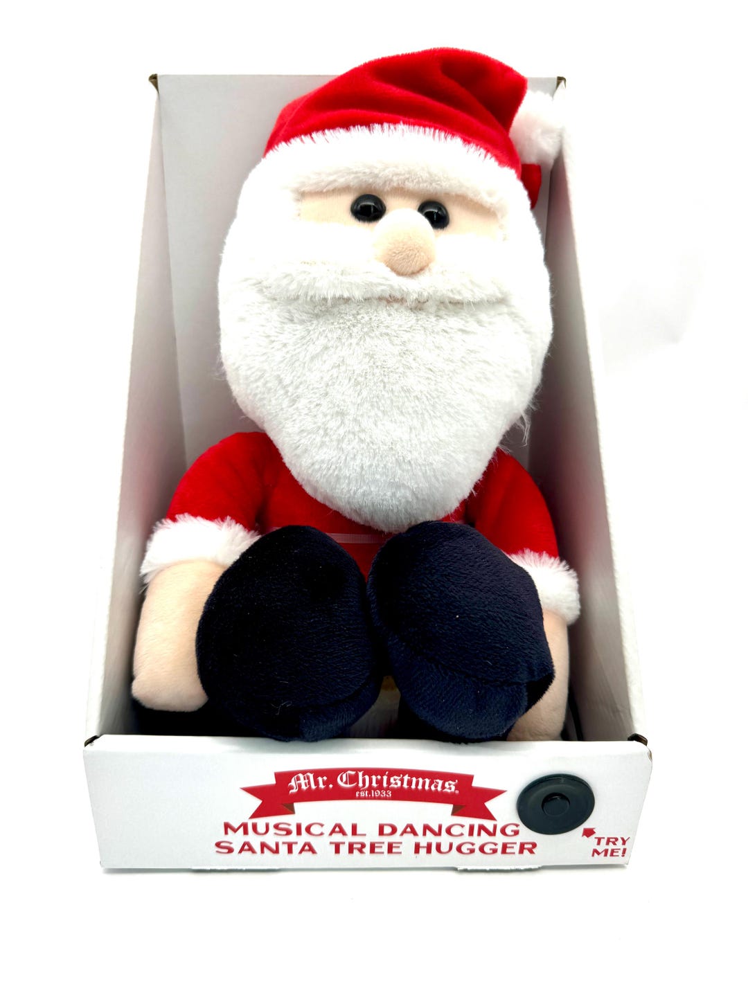Santa Plushie Dances and Plays 5 Musical Tunes - Mr Christmas ...