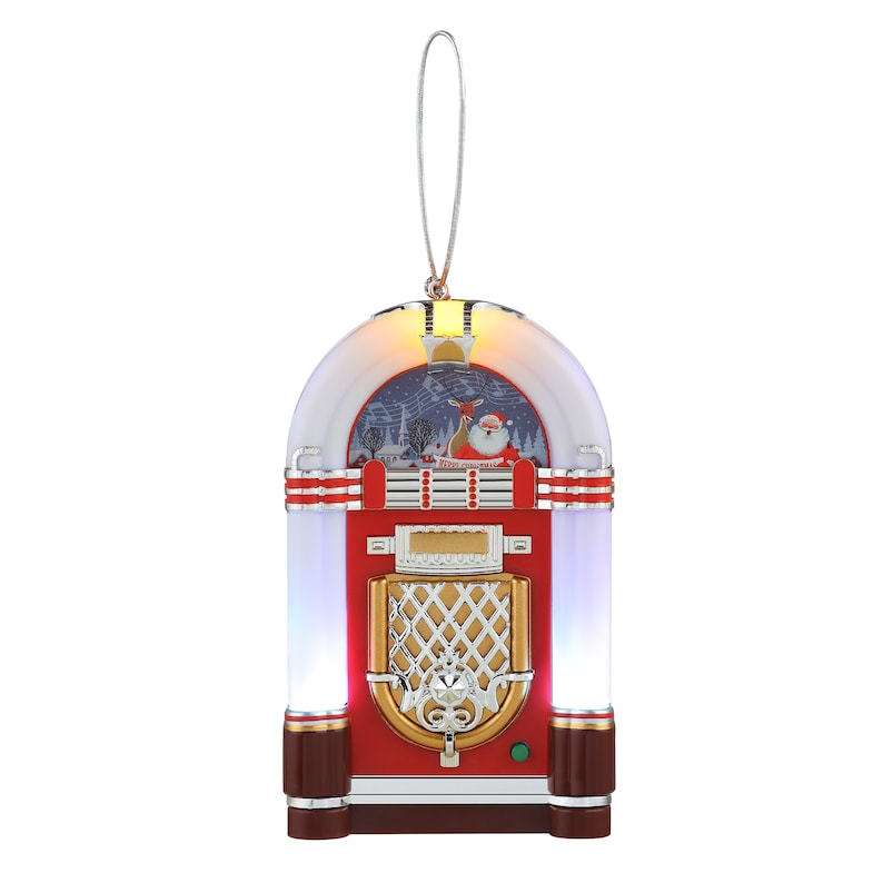 Christmas Novelty Musical Juke Box Ornament - Etsy