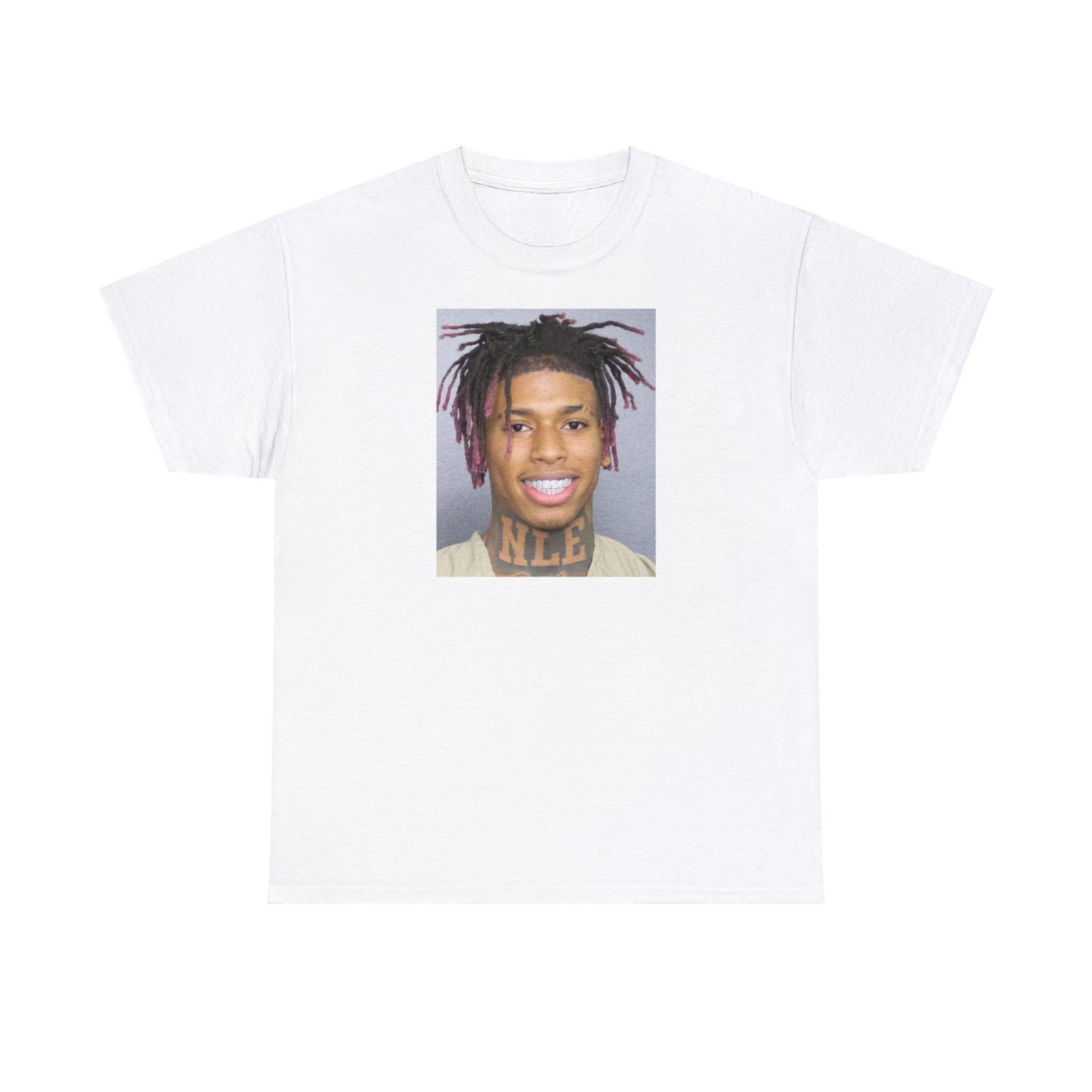 NLE Choppa Mugshot T-shirt - Etsy