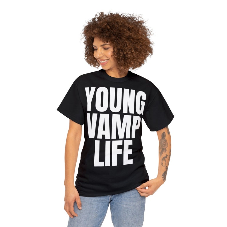 YOUNG VAMP LIFE T-shirt - Etsy UK