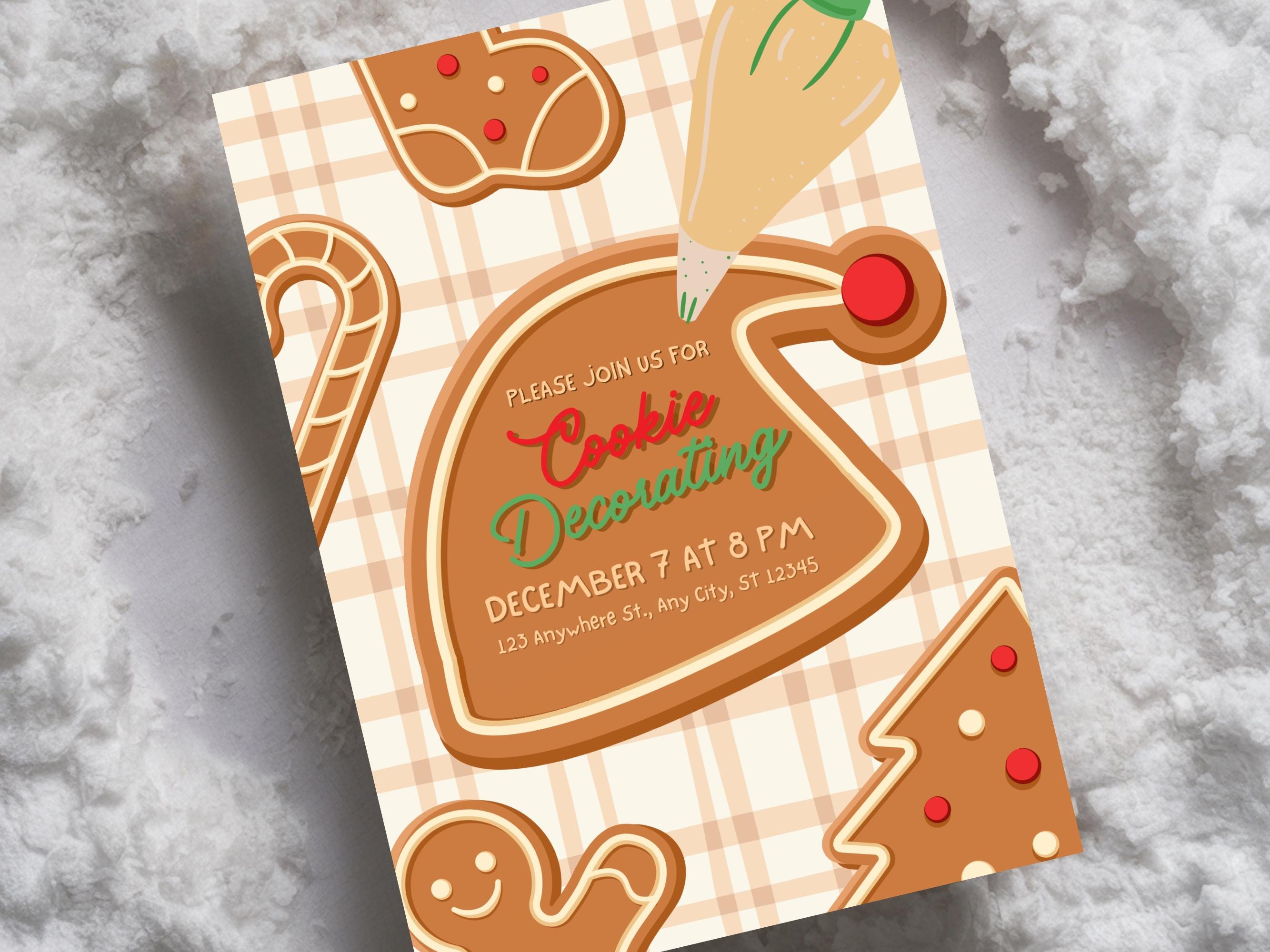 Cookie Decorating Party Invitation, Cookie Exchange, Christmas Party ...