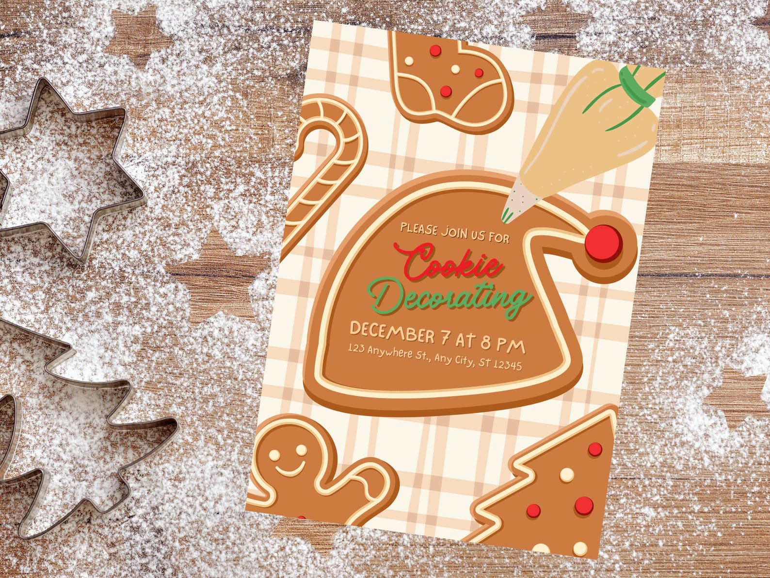 Cookie Decorating Party Invitation, Cookie Exchange, Christmas Party ...