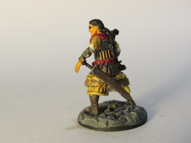 Hand Painted Miniature Human Fighter Figure Dnd Pathfinder - Etsy