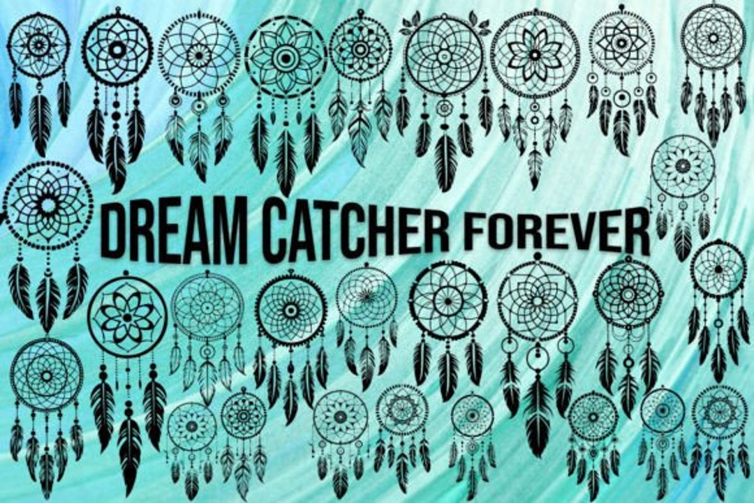 Dream Catcher Forever Dingbats Fonts, Mystical Dreamcatcher Symbols ...