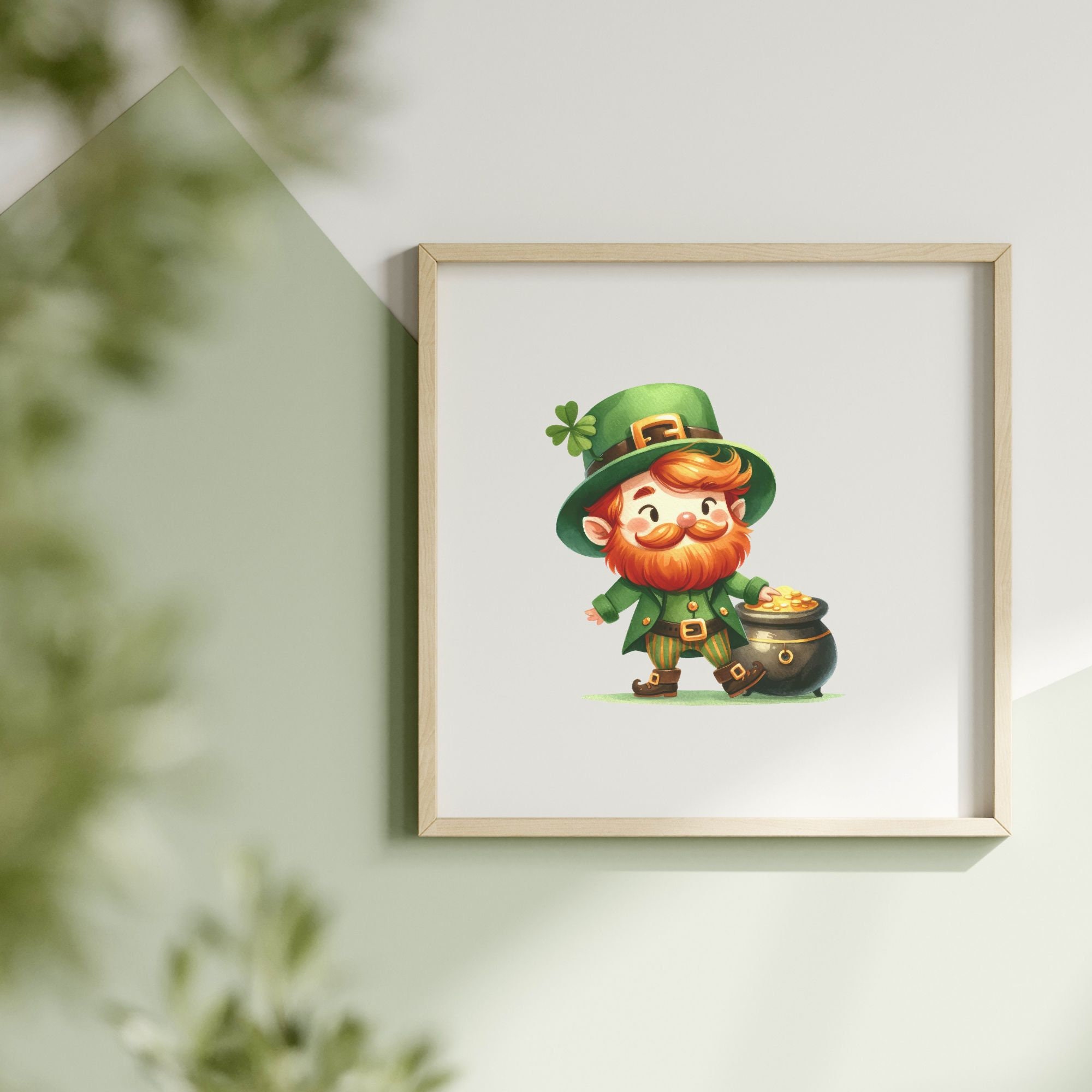 St Patrick Alphabet Clipart PNG Sublimation, Leprechaun Letters Clipart ...