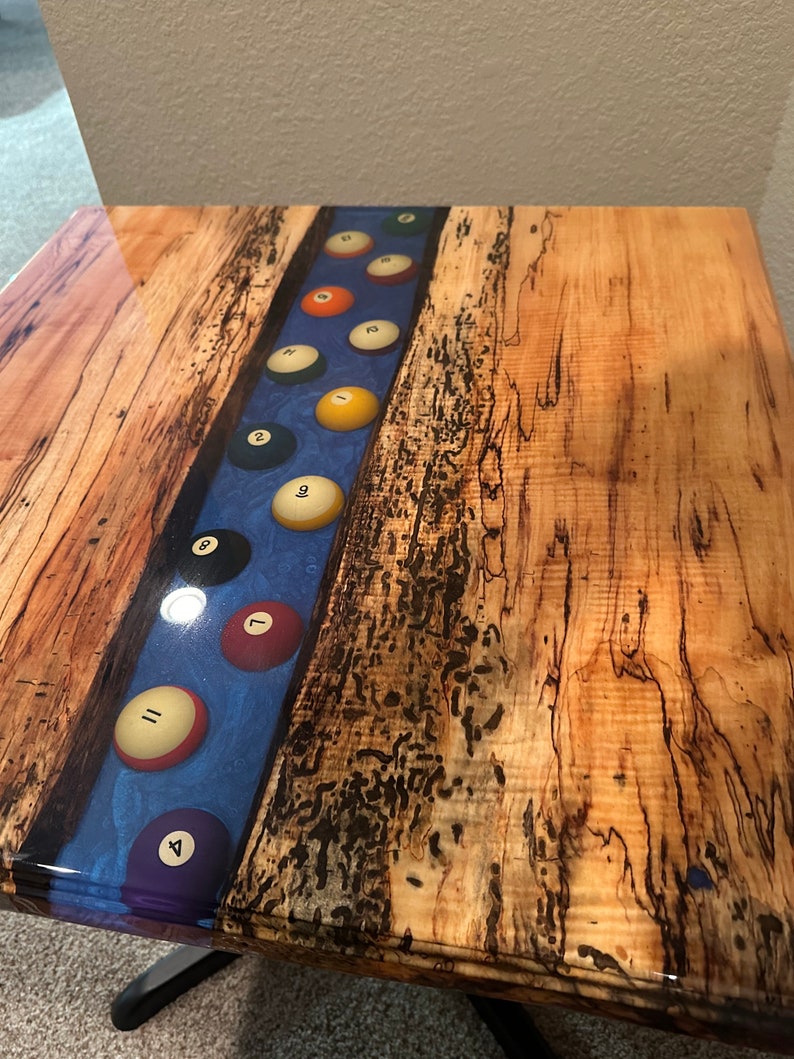 Spalted Maple Epoxy River Table - Etsy