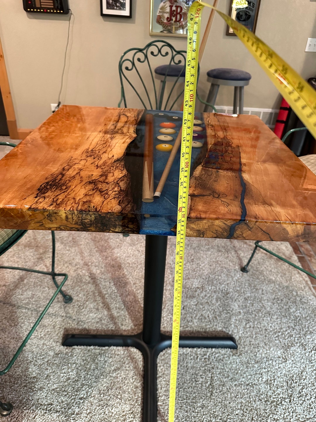Spalted Maple Epoxy River Table - Etsy