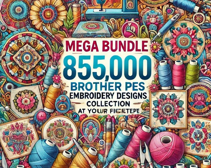 Huge Embroidery Desigs Collection on a USB Stick, PES Format for ...