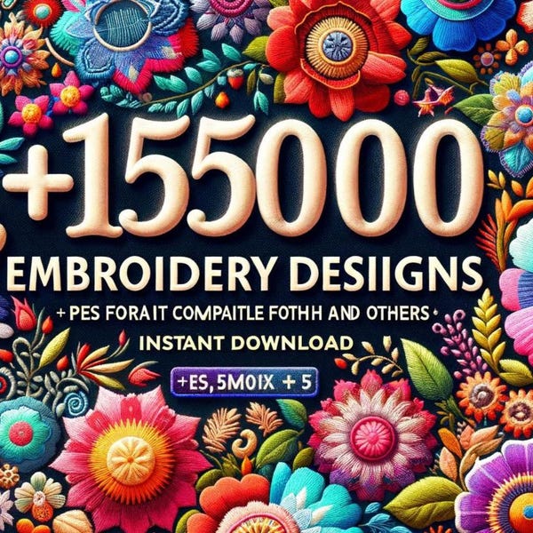 Husqvarna Embroidery Designs - Etsy