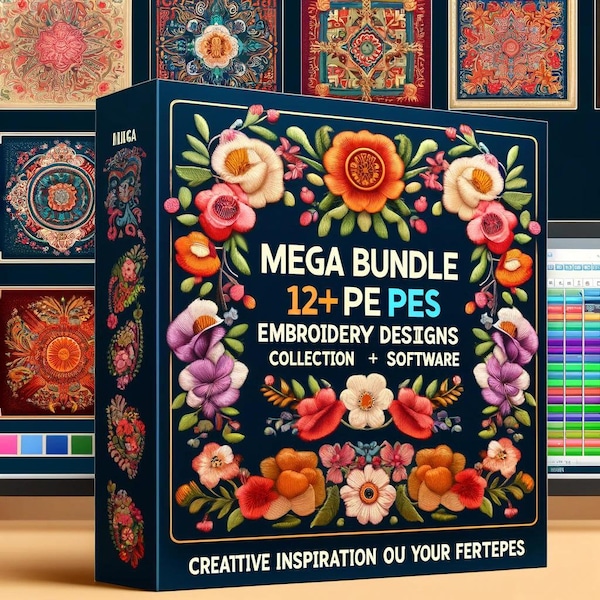 Pes Embroidery Designs - Etsy