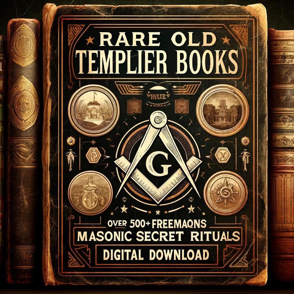 Rare Old Templier Books: Over 600+ Freemasons Masonic Secret Rituals ...