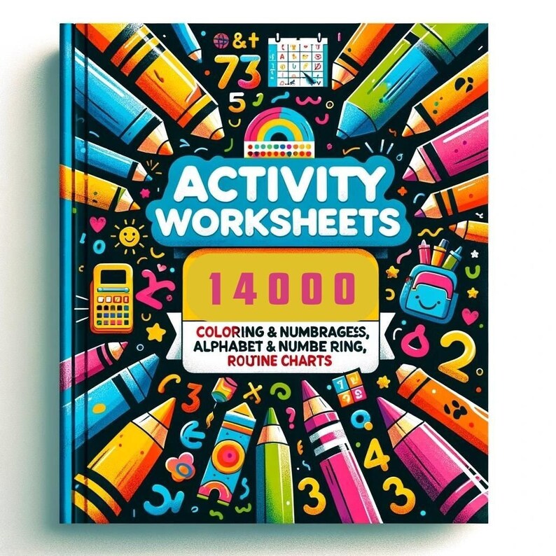 Preschool Learning Bundle: 2800+ Activity Worksheets (digital Download ...