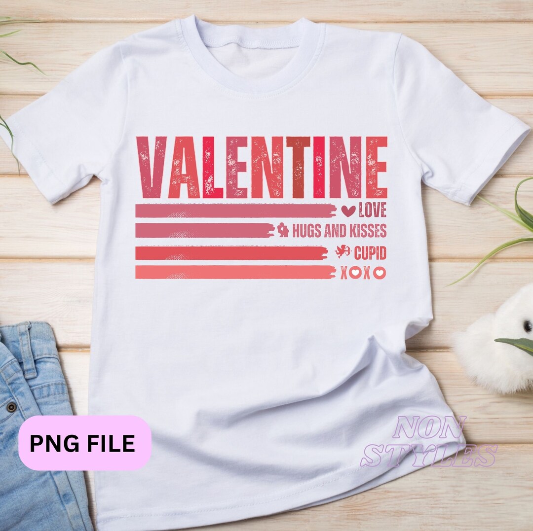 Love Valentine's Day PNG Sublimation, Cute Valentine's Day PNG, Heart ...