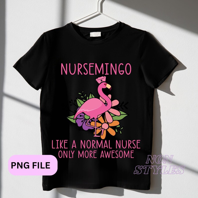 Flamingo Nurse PNG, Nursemingo Fun Design, Flamazing Nurse Nursing in Pink Tropical Nurse PNG ...