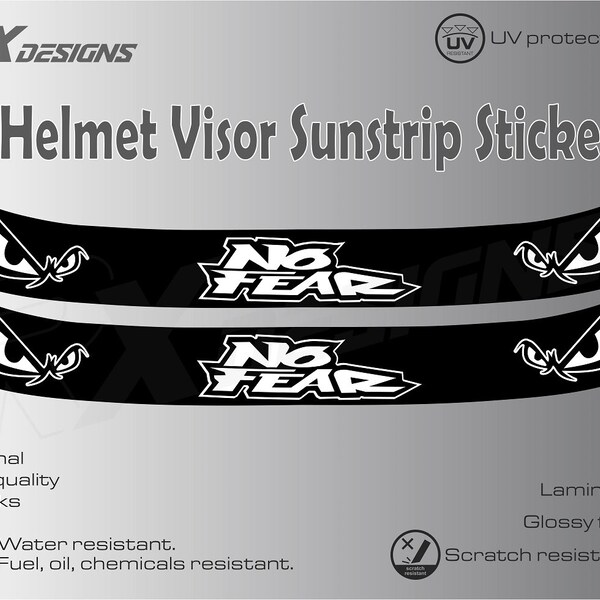 Helmet Visor Strip - Etsy