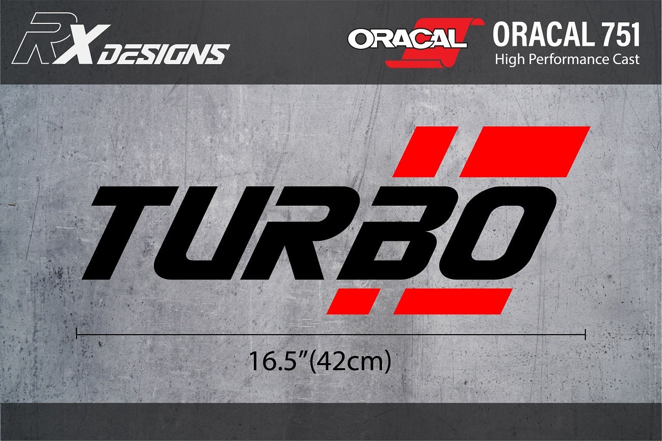 Turbo Car Decals, Turbo Vinyl Decal, High Quality Decal - Etsy