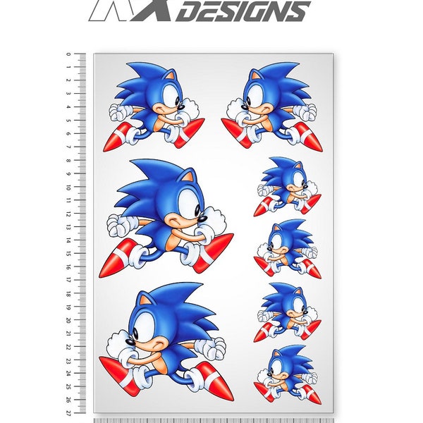 Sonic Stickers - Etsy