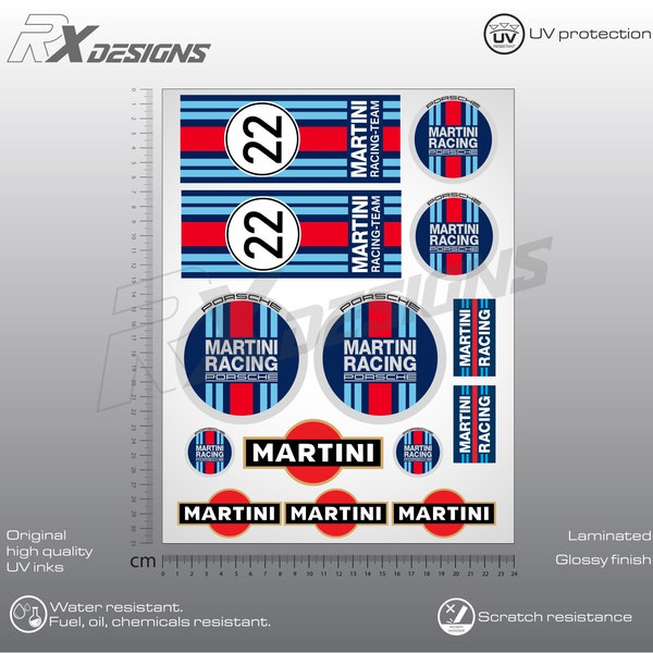 Porsche Racing Decals - Etsy