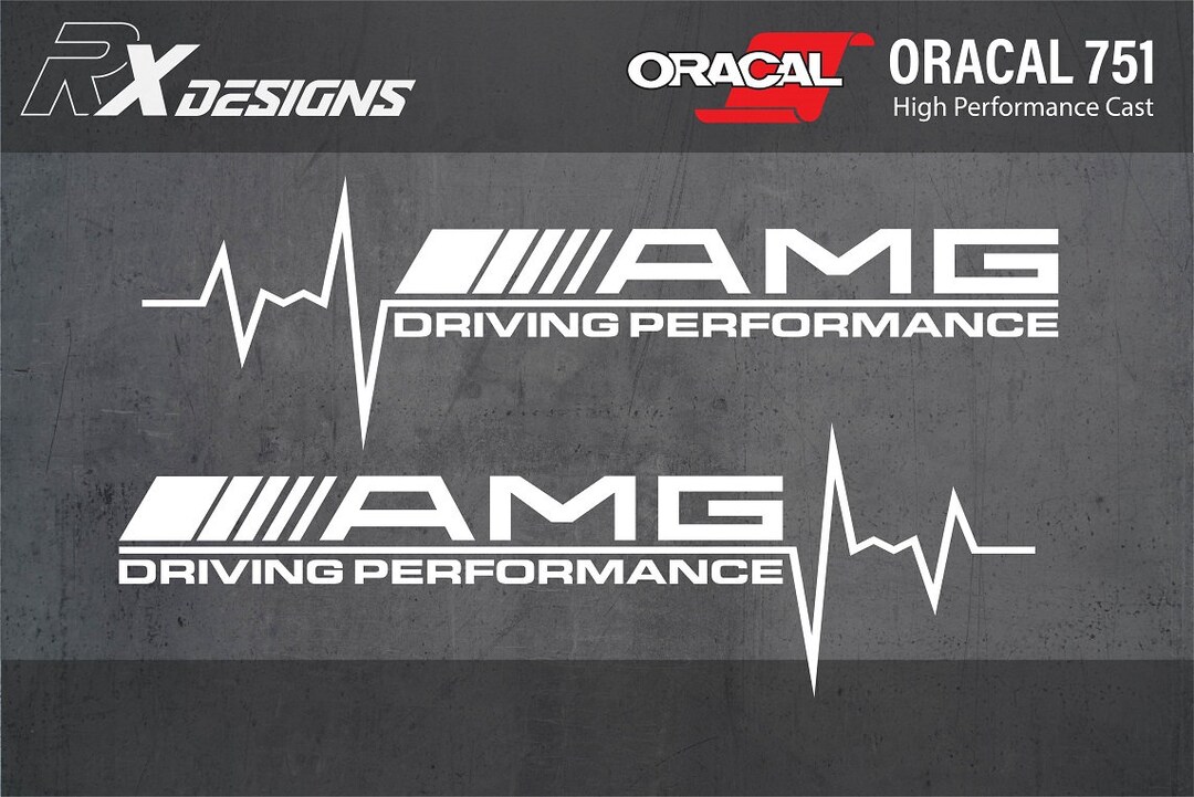 2x AMG Driving Performance Decal, Car Decal, Stickers - Etsy